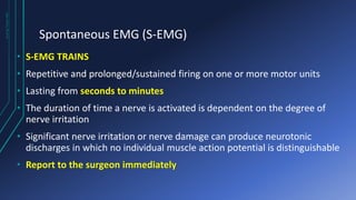 Intraoperative Electromyography (EMG) | PPTX
