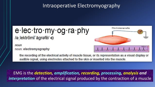 Intraoperative Electromyography (EMG) | PPTX