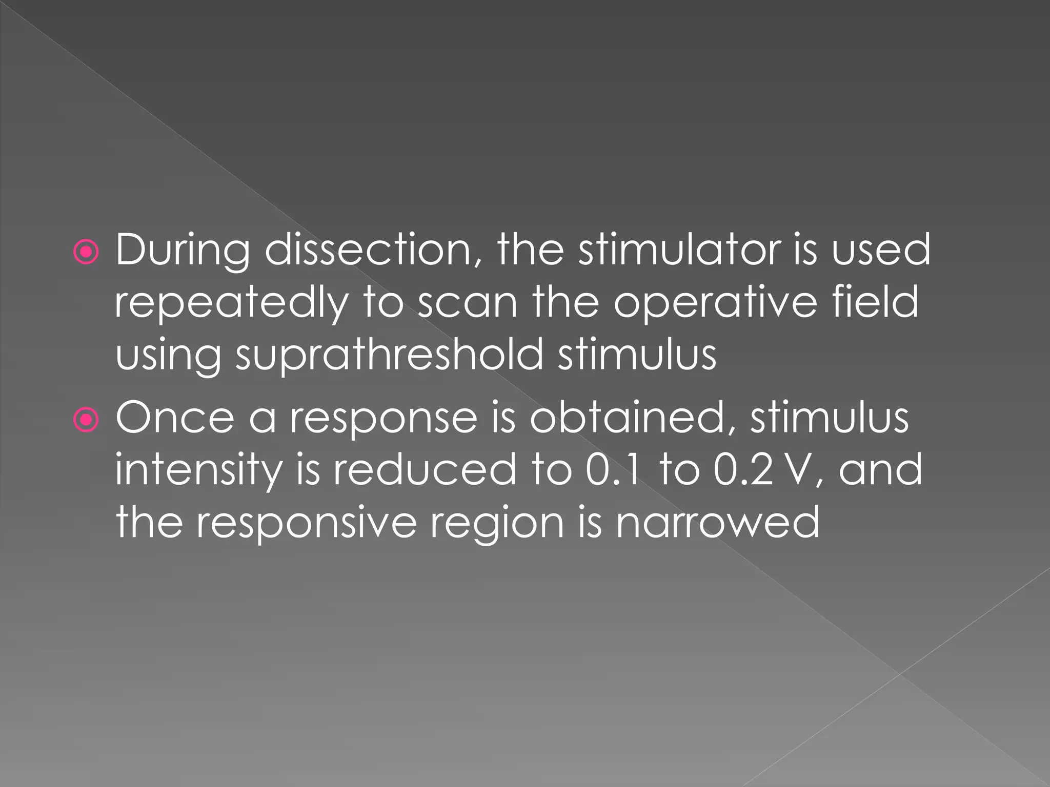 Intra operative monitoring facial nerve | PPTX