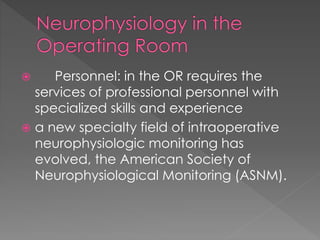 Intra operative monitoring facial nerve | PPTX