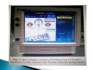 Intra operative nerve monitoring in ent | PPTX