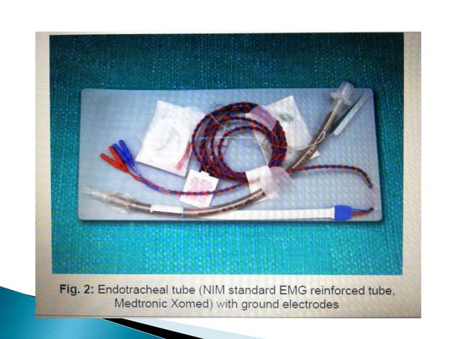 Intra operative nerve monitoring in ent | PPTX | First Aid | Injuries