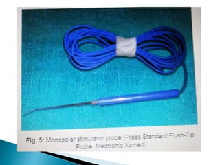 Intra operative nerve monitoring in ent | PPTX