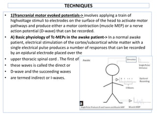 Intraoperative neurophysiologic monitoring of the spine | PPT