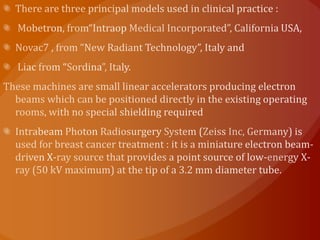 Intra operative radiotherapy (iort) | PPT