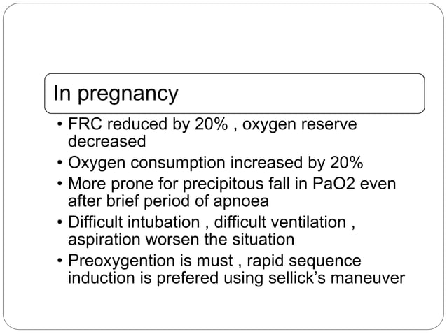 Intra operative hypoxia and hypercarbia | PPTX | Lung and Respiratory ...