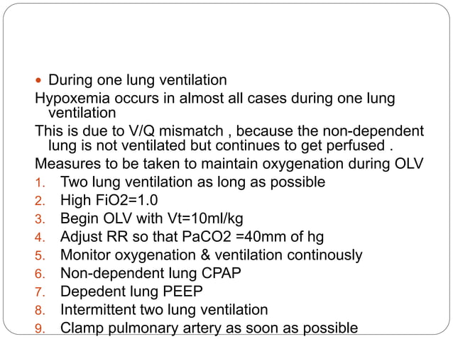 Intra operative hypoxia and hypercarbia | PPTX | Lung and Respiratory ...
