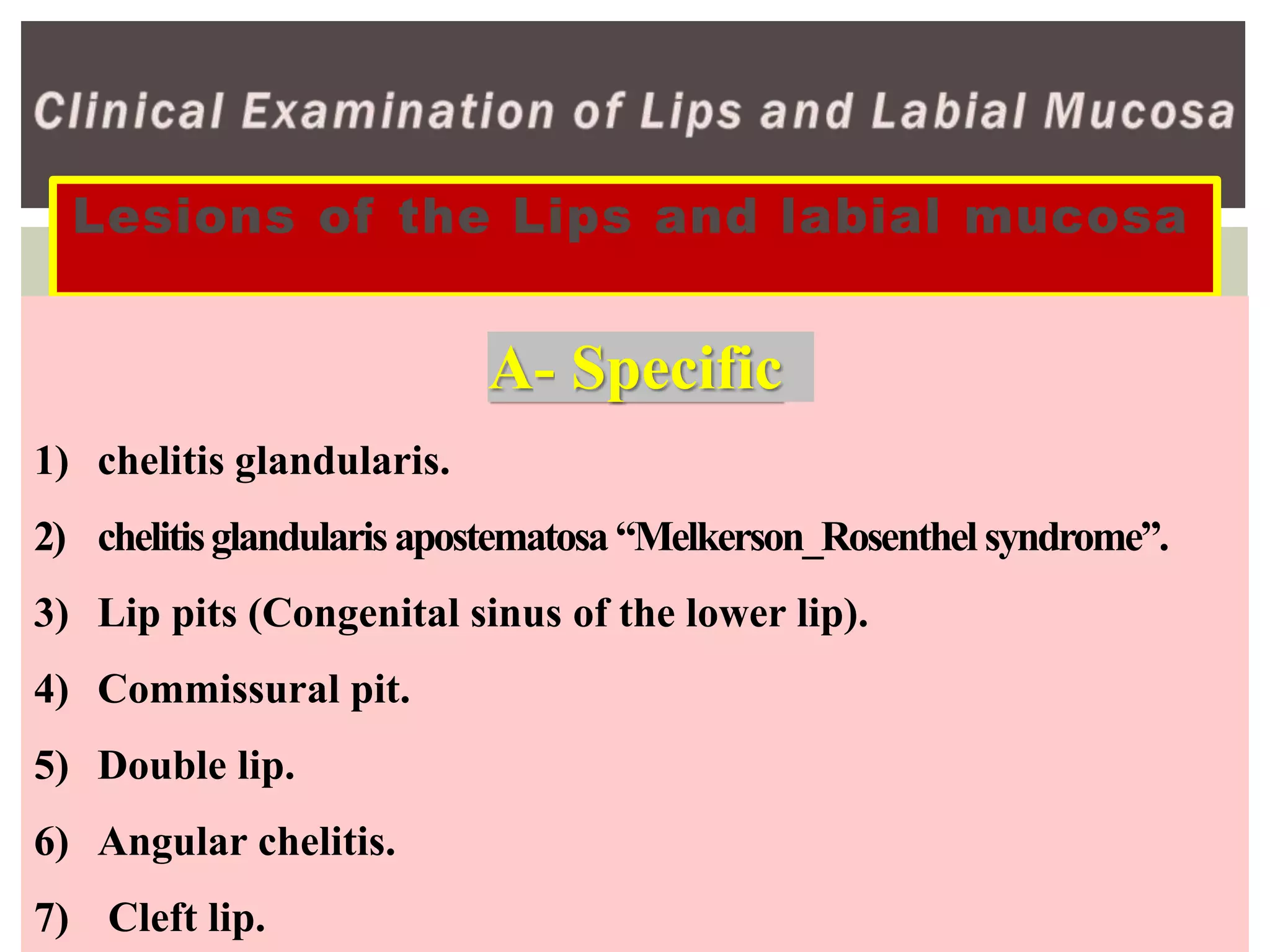 Intra oral examination | PPTX