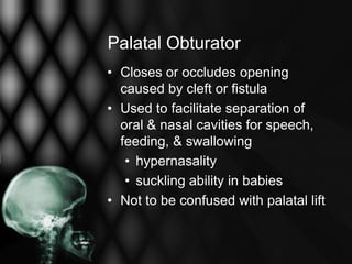 Intraoral Prosthetics | PPTX