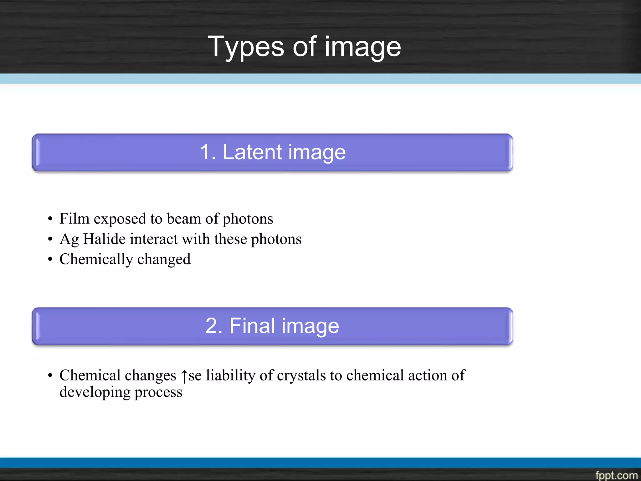 Intraoral radiographic processing and faults | PPTX
