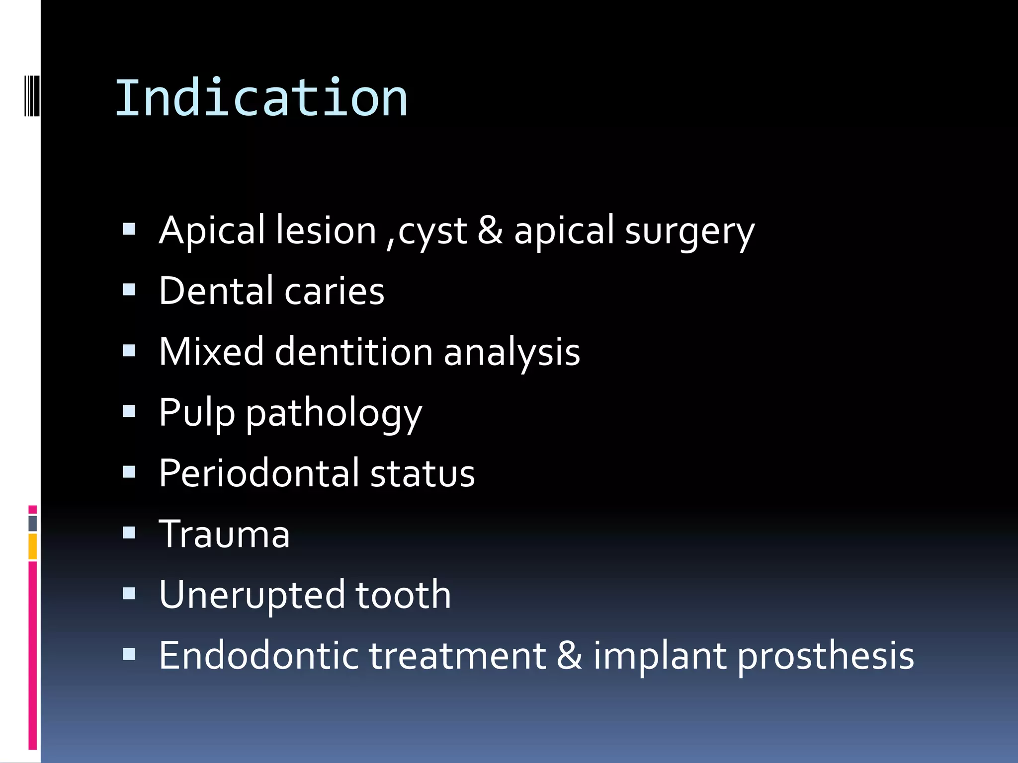 Intra oral radiographs | PPTX