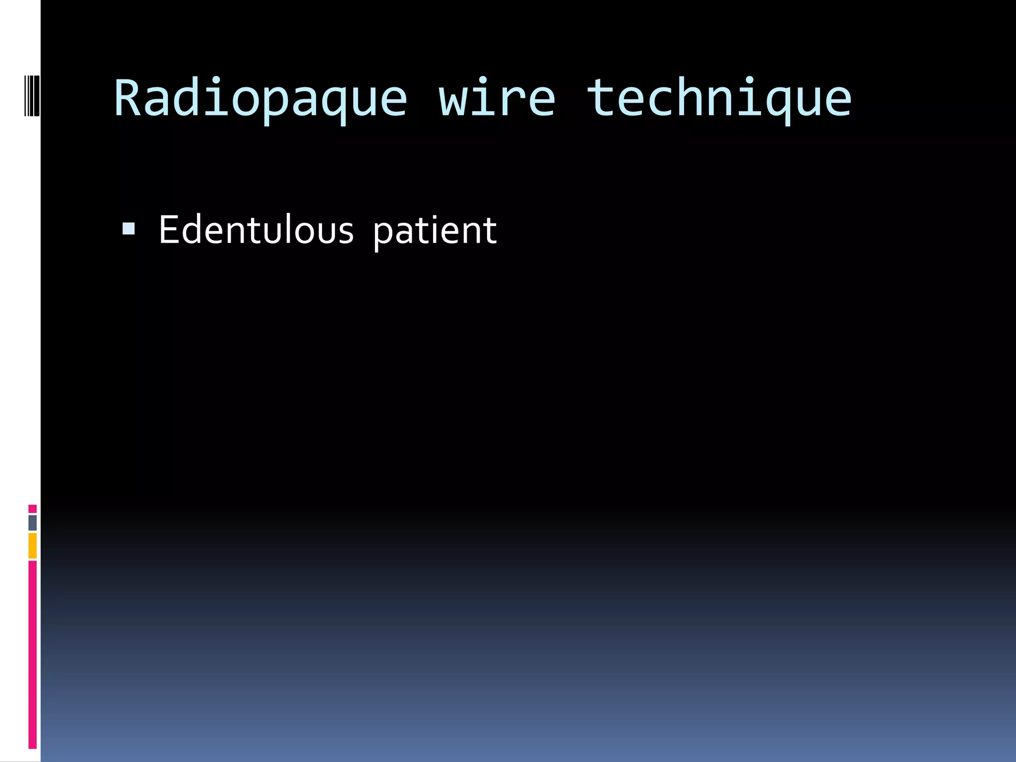 Intra oral radiographs | PPTX