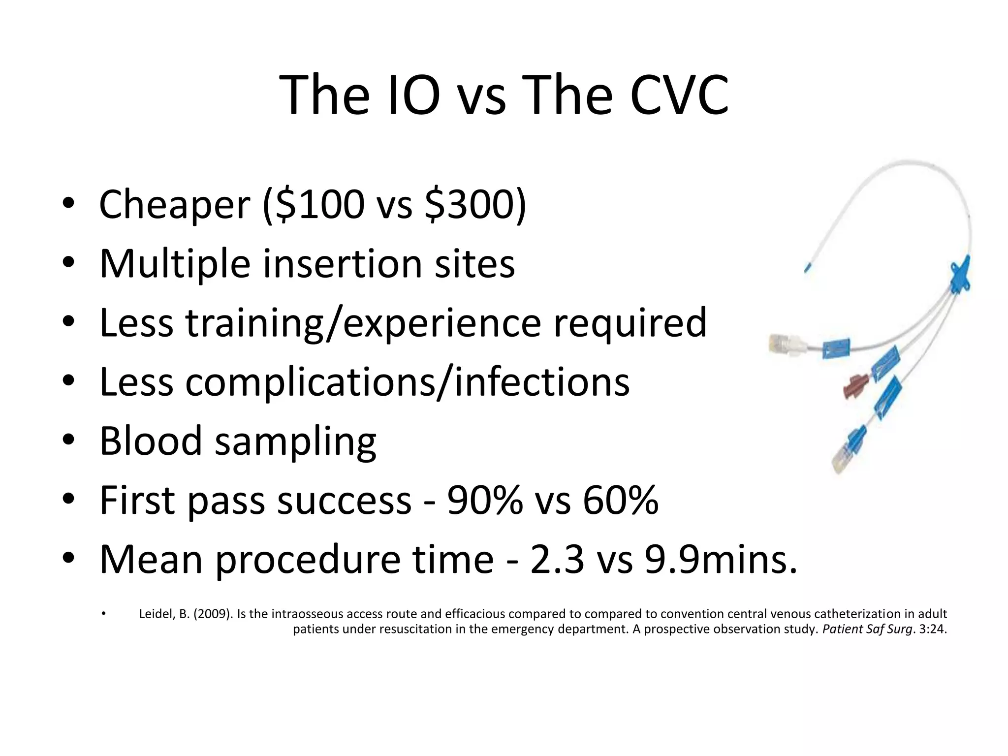 Intraosseous Access and the Emergency Nurse | PPTX