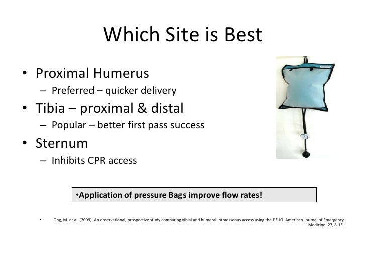 Intraosseous Access and the Emergency Nurse