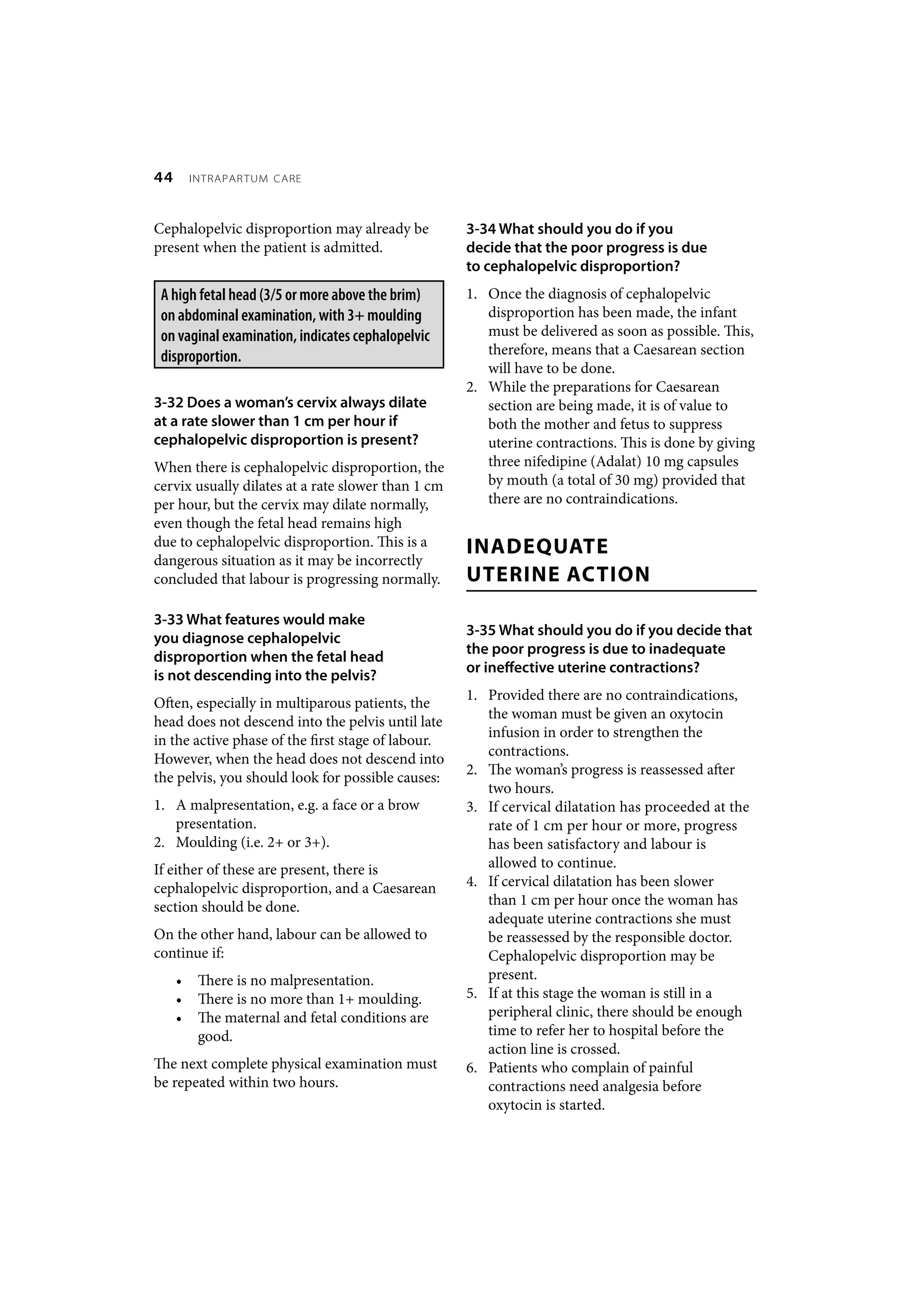 Intrapartum Care: Monitoring and management of the first stage of ...