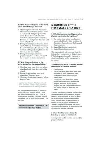 Intrapartum Care: Monitoring and management of the first stage of ...