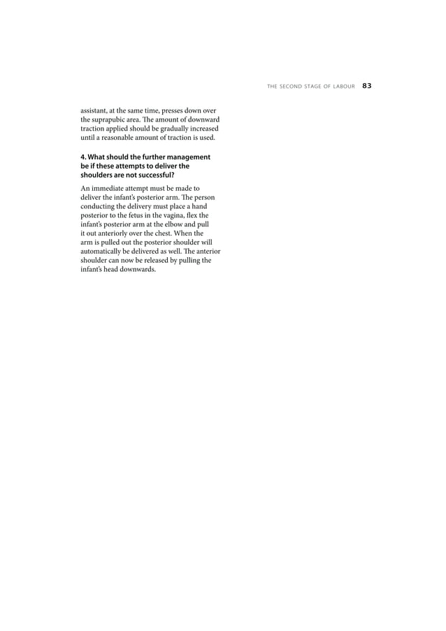 Intrapartum Care: The second stage of labour | PDF