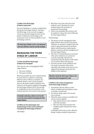 Intrapartum Care: The third stage of labour | PDF