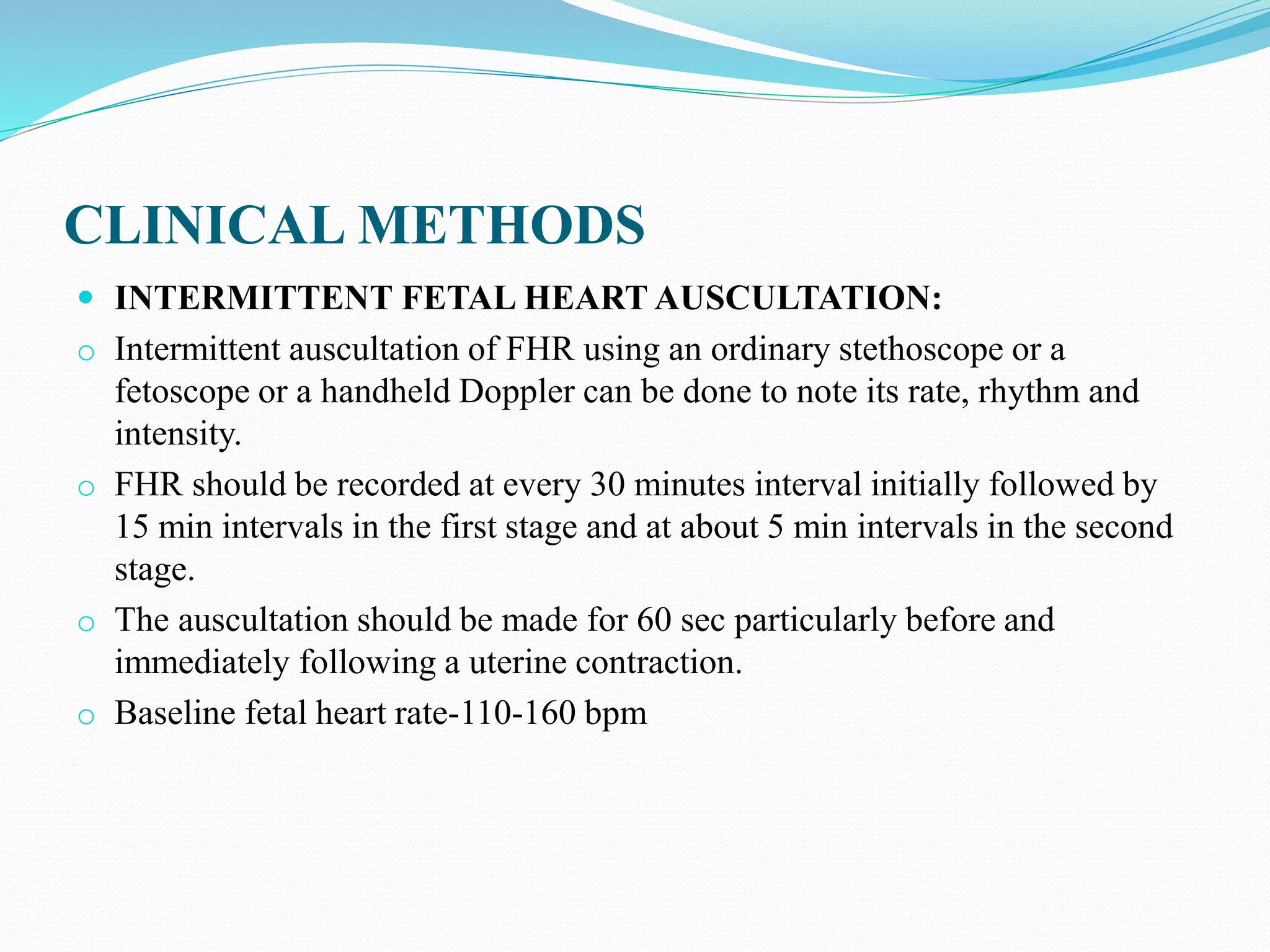 Intrapartum fetal monitoring | PPTX