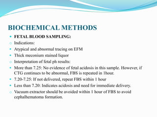 Intrapartum fetal monitoring | PPTX