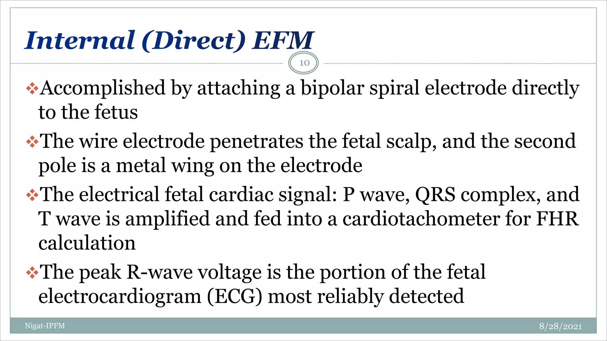 Intrapartum fetal monitoring | PDF
