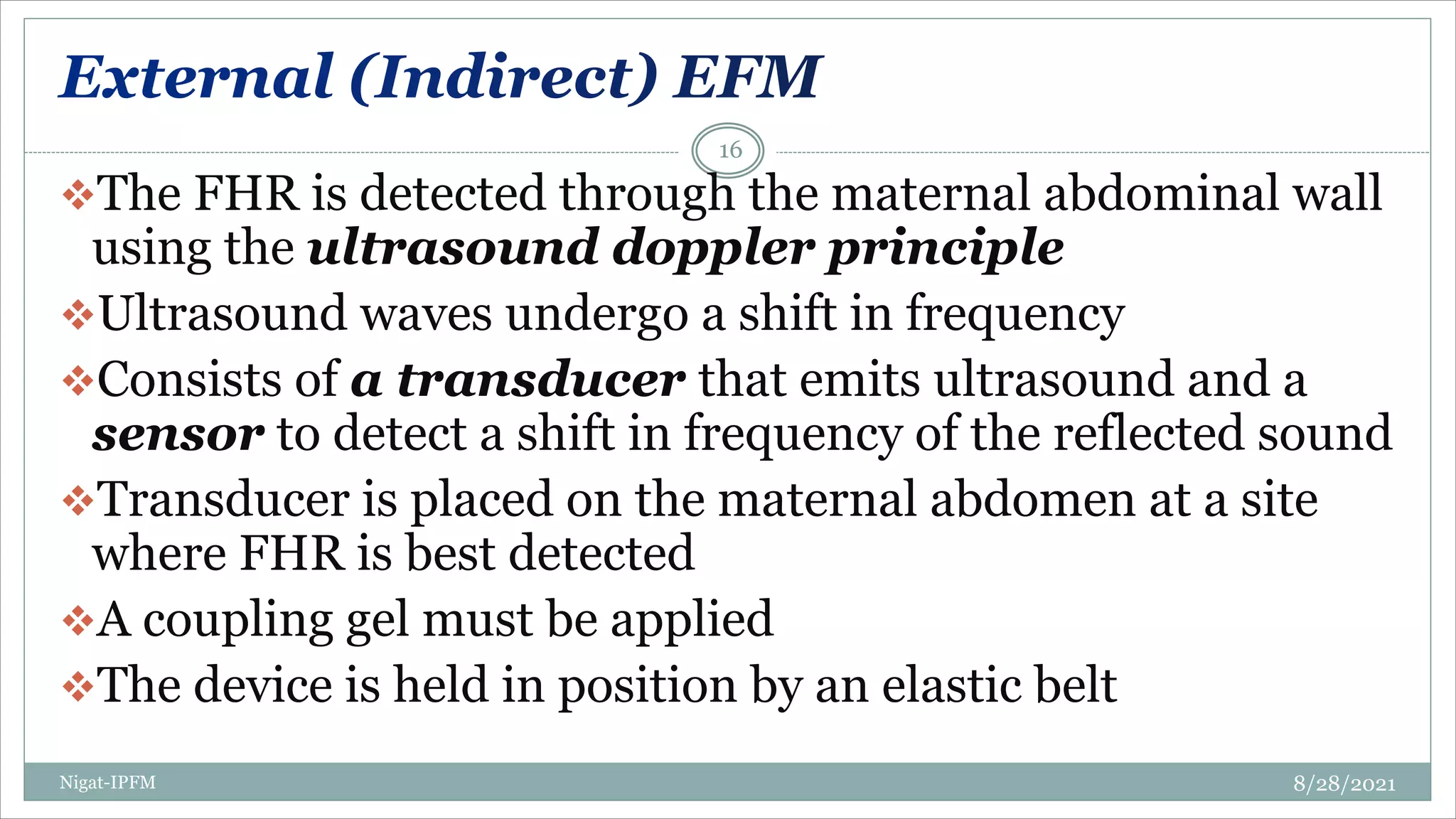 Intrapartum fetal monitoring | PDF