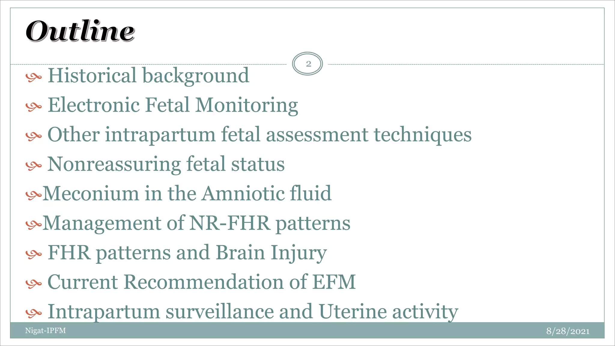 Intrapartum fetal monitoring | PDF