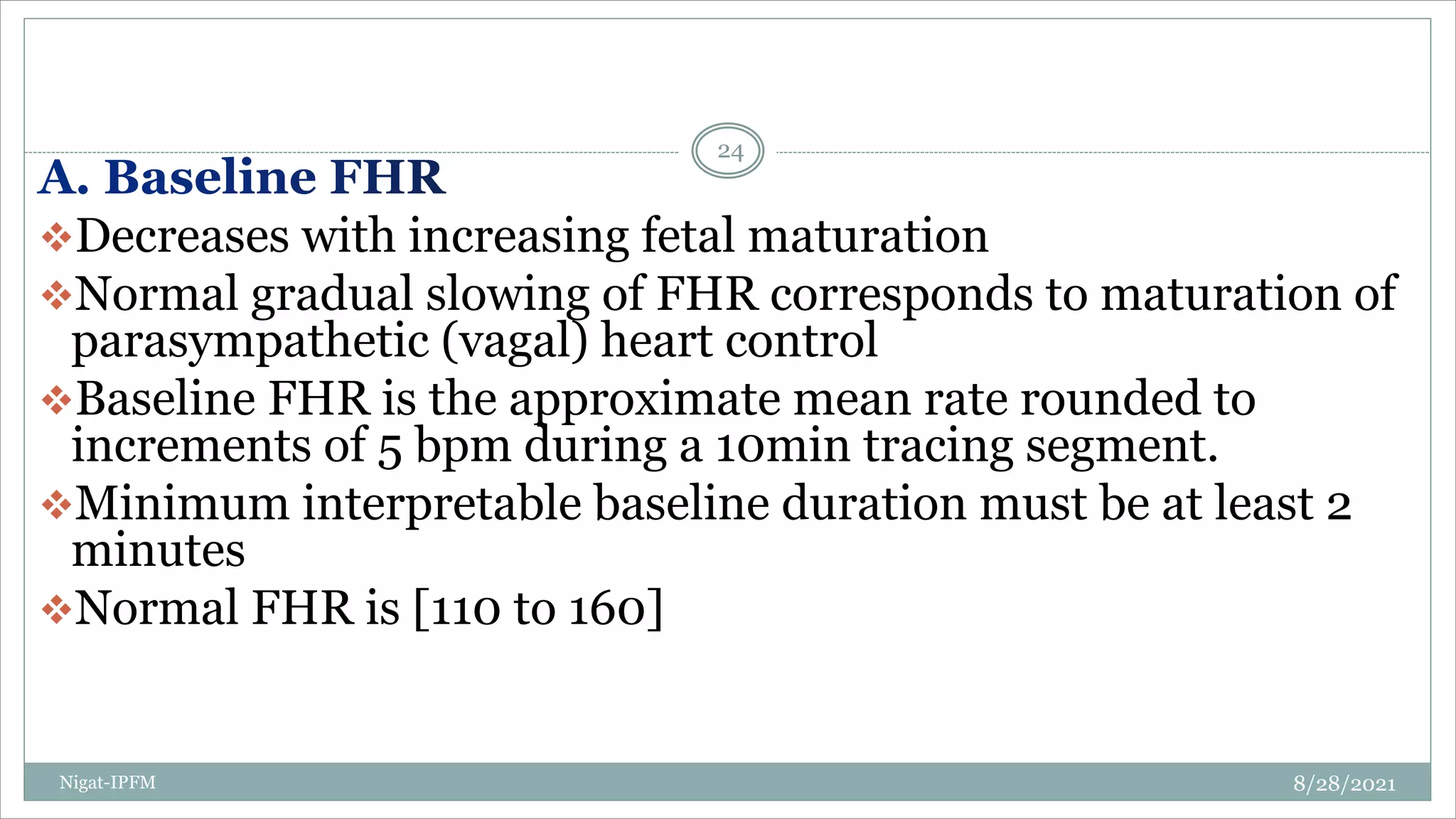 Intrapartum fetal monitoring | PDF