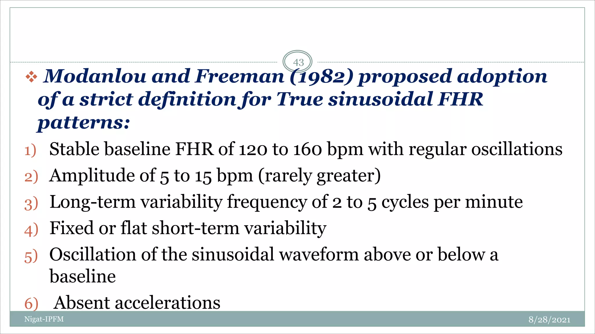 Intrapartum fetal monitoring | PDF
