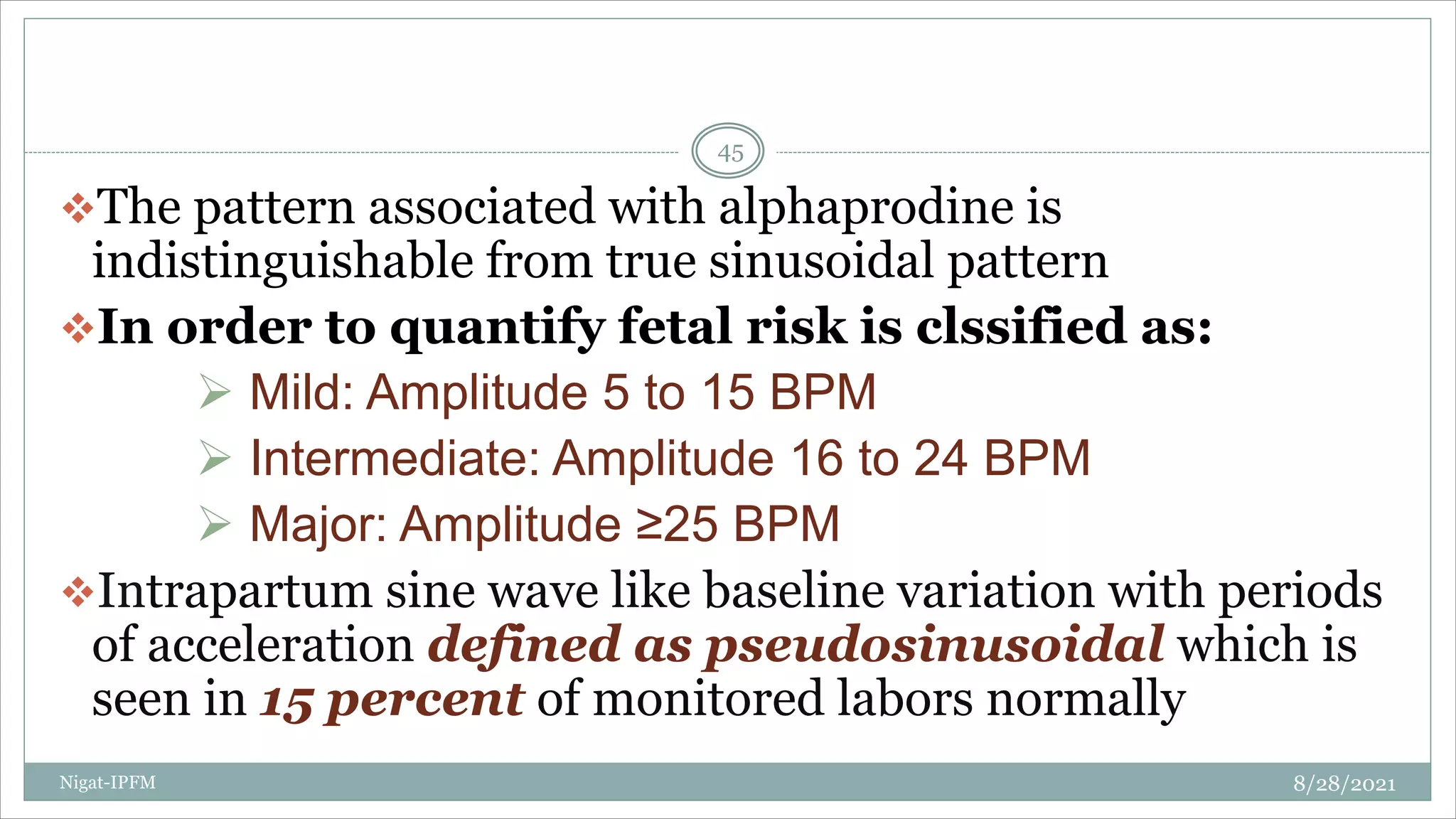 Intrapartum fetal monitoring | PDF