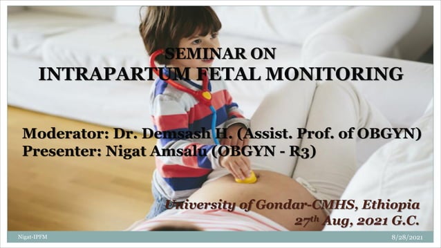 Intrapartum fetal monitoring | PDF | Pregnancy | Reproductive Health