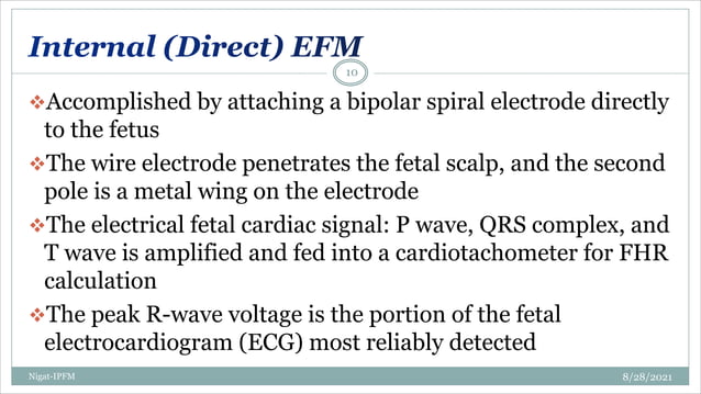 Intrapartum fetal monitoring | PDF | Pregnancy | Reproductive Health