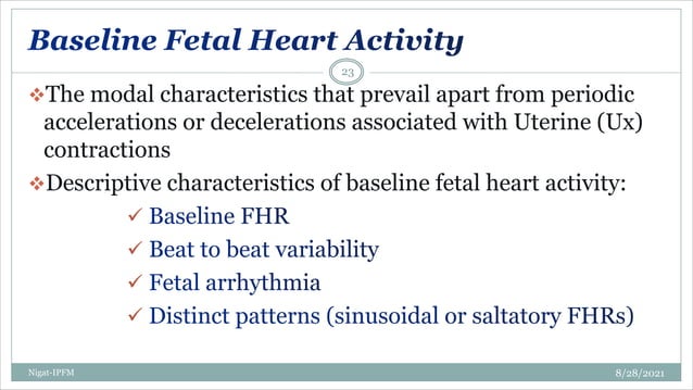 Intrapartum fetal monitoring | PDF | Pregnancy | Reproductive Health