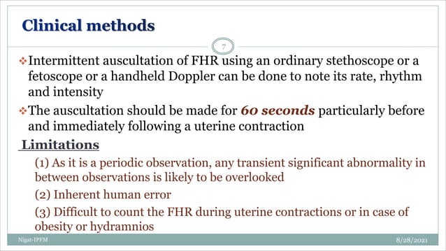 Intrapartum fetal monitoring | PDF | Pregnancy | Reproductive Health