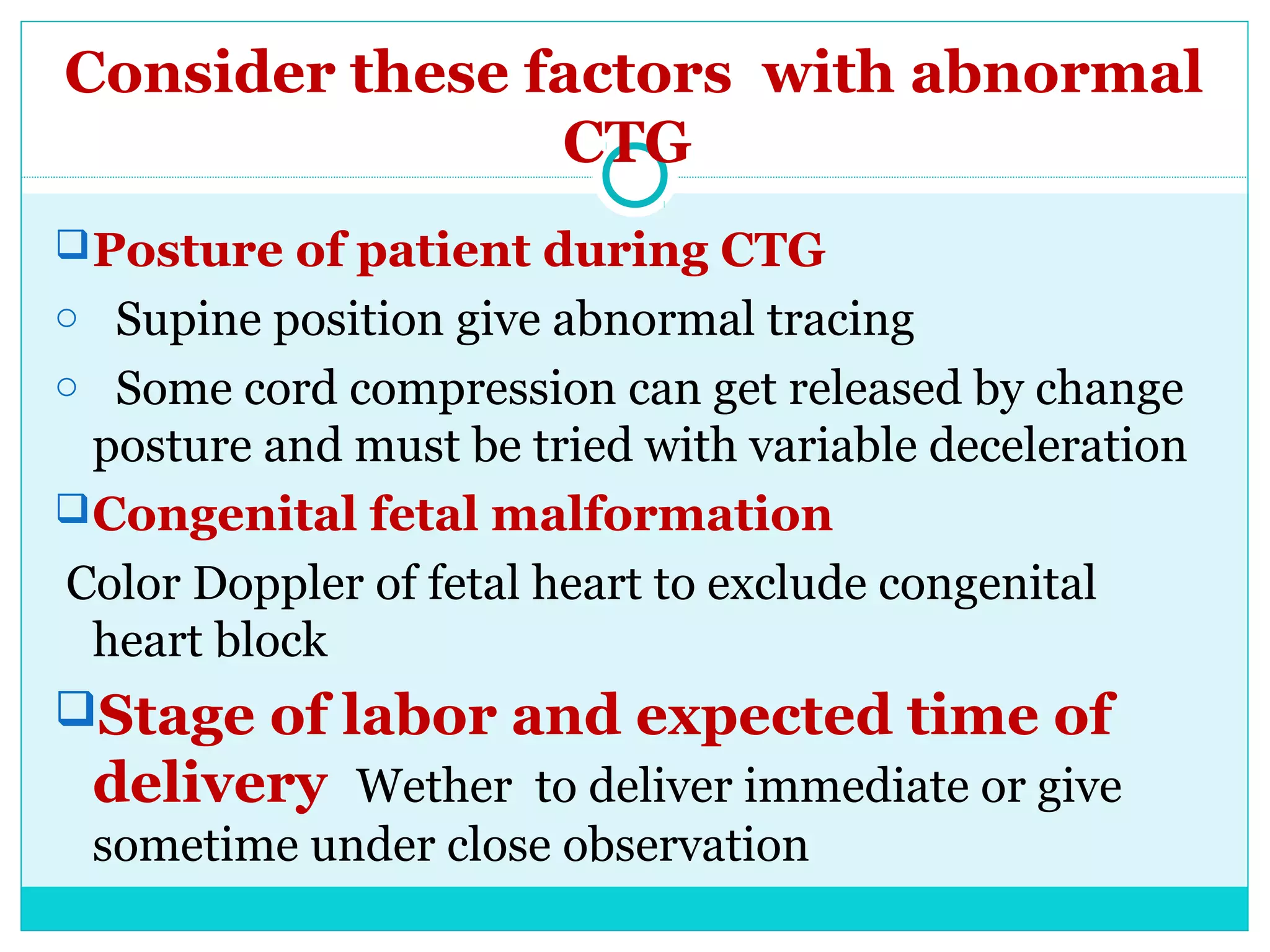 Intrapartum fetal monitoring for undergraduate | PPT