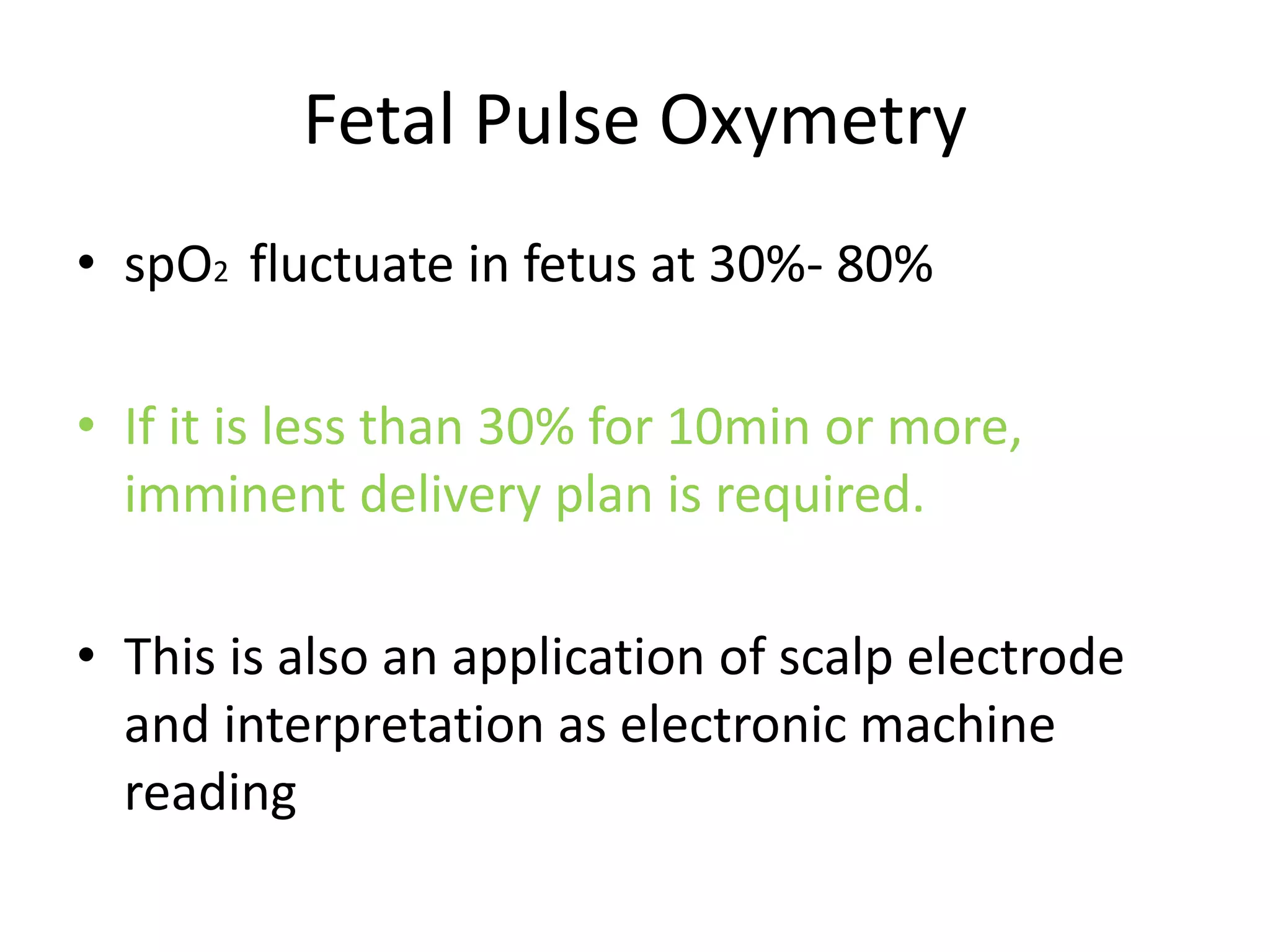 Intrapartum fetal surveillance | PPTX