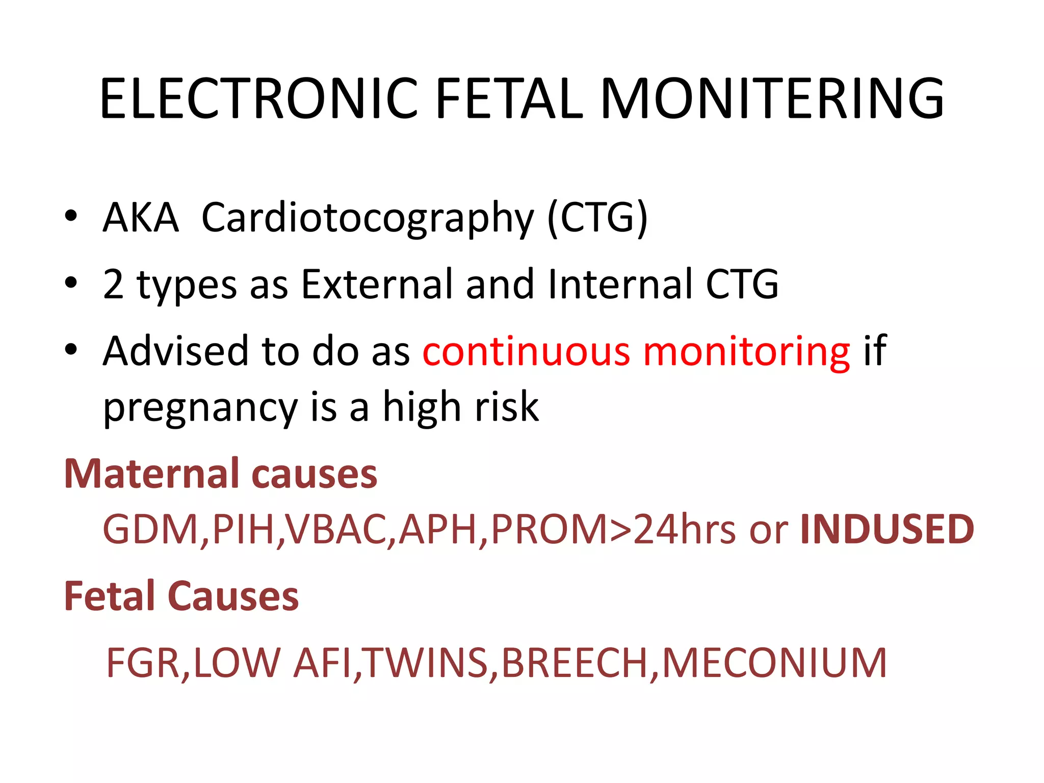 Intrapartum fetal surveillance | PPTX