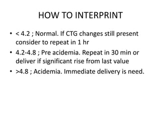 Intrapartum fetal surveillance | PPTX