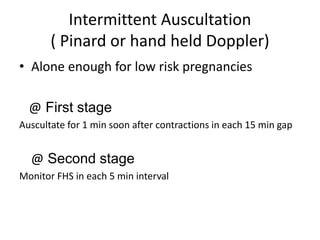 Intrapartum fetal surveillance | PPTX