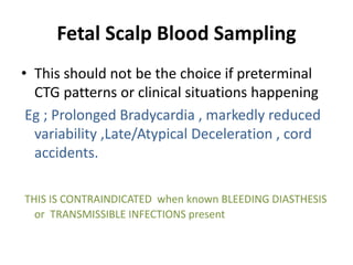 Intrapartum fetal surveillance | PPTX