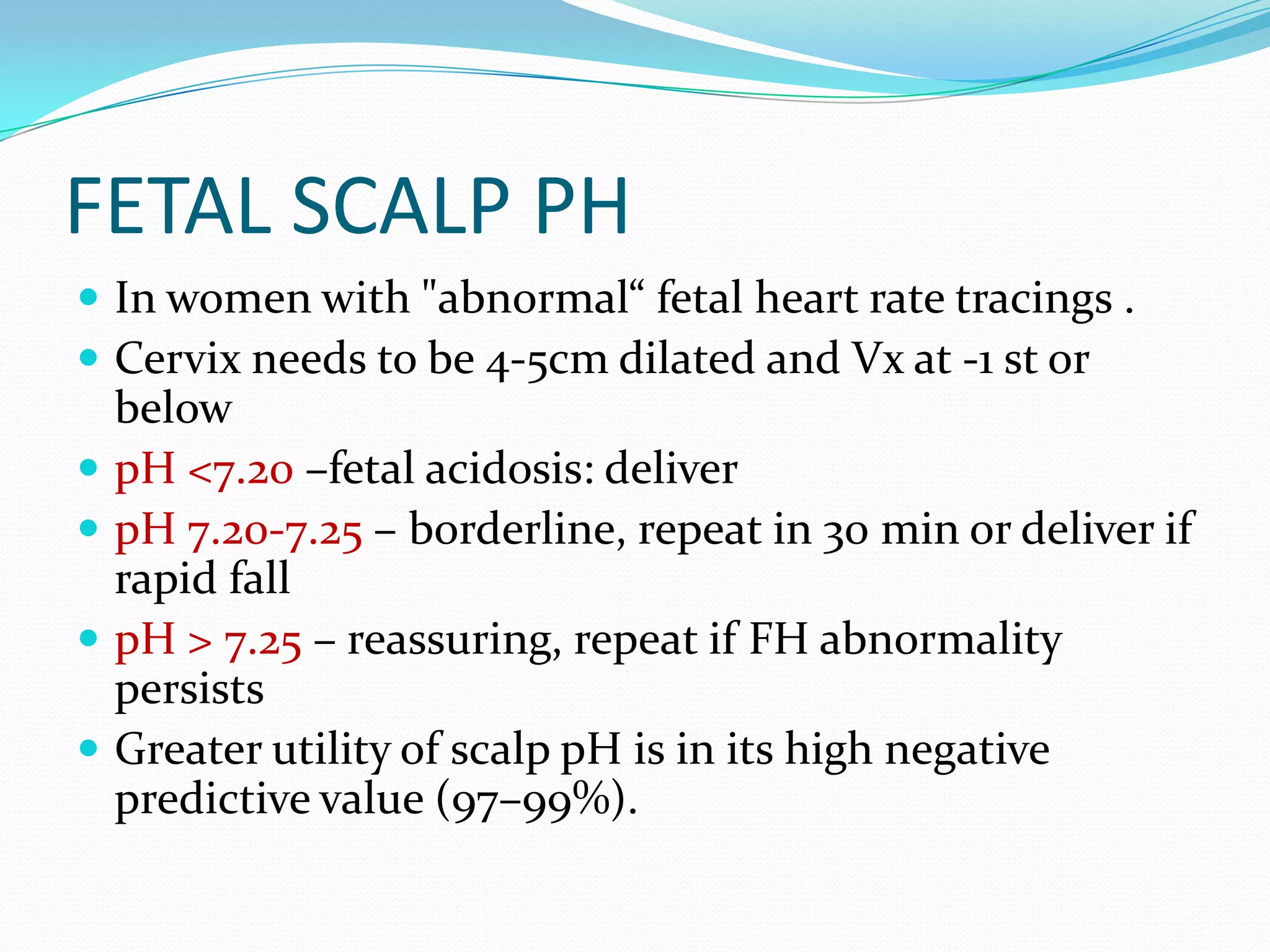 Intrapartum fetal survellence | PPTX