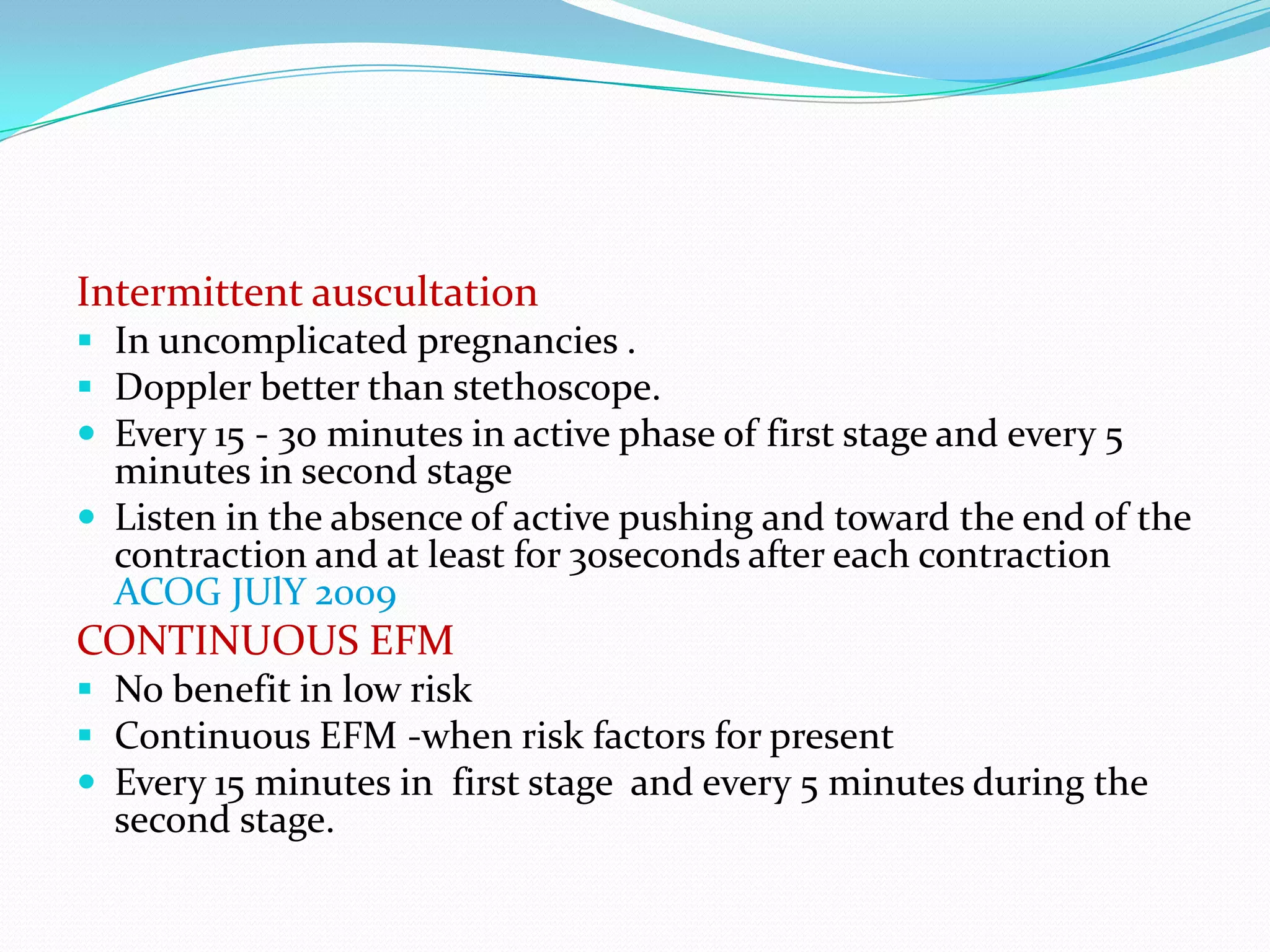 Intrapartum fetal survellence | PPTX