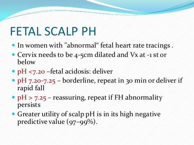 Intrapartum fetal survellence
