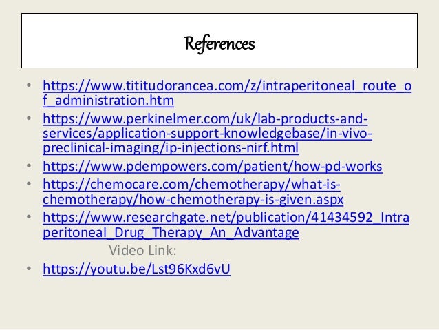 Intra peritoneal (ip) route of drug administration | PPTX