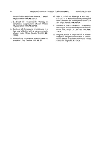 Intrapleural stk | PDF