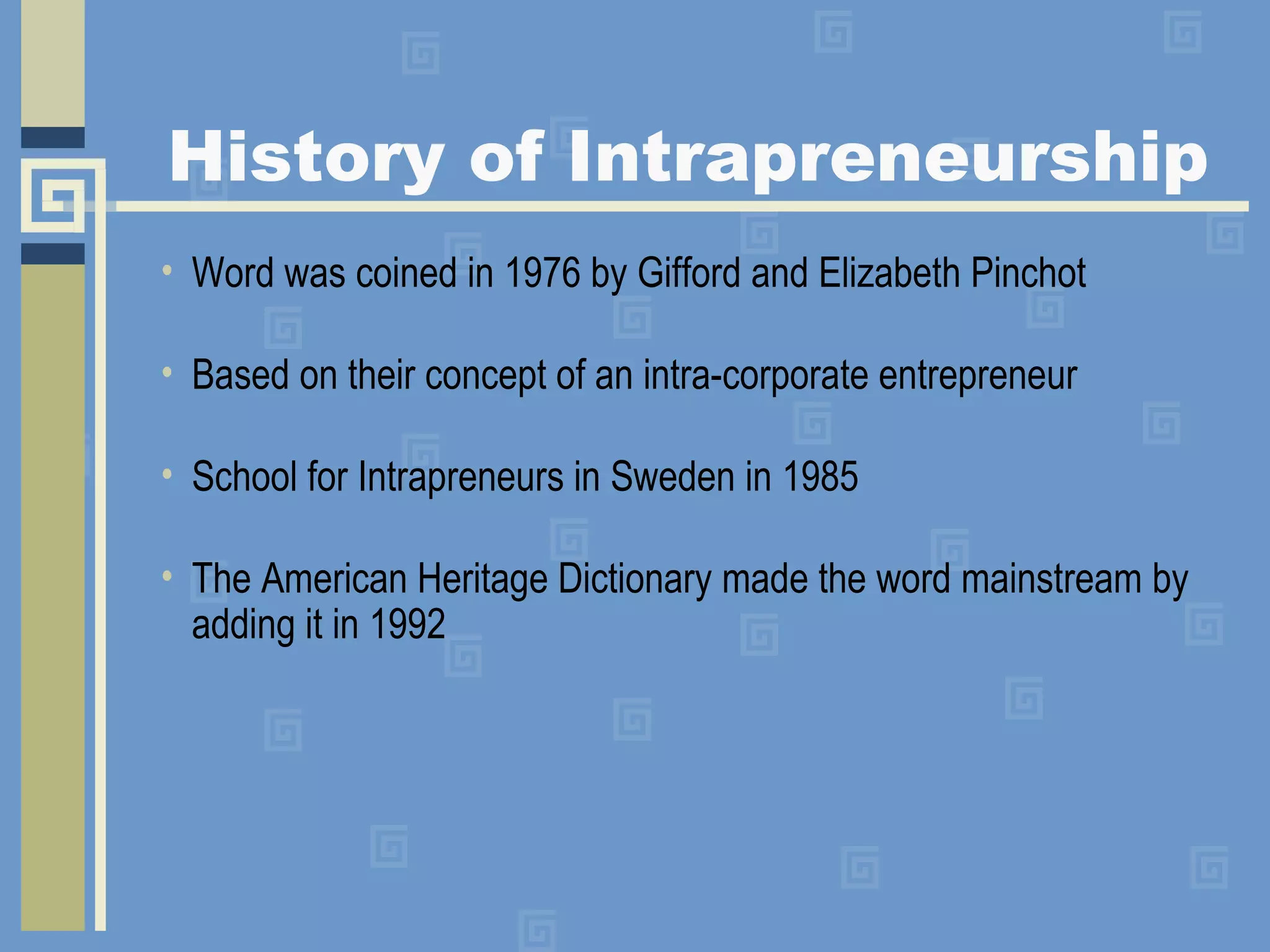 Intrapreneurship | PPT