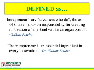 Intrapreneurship | PPT