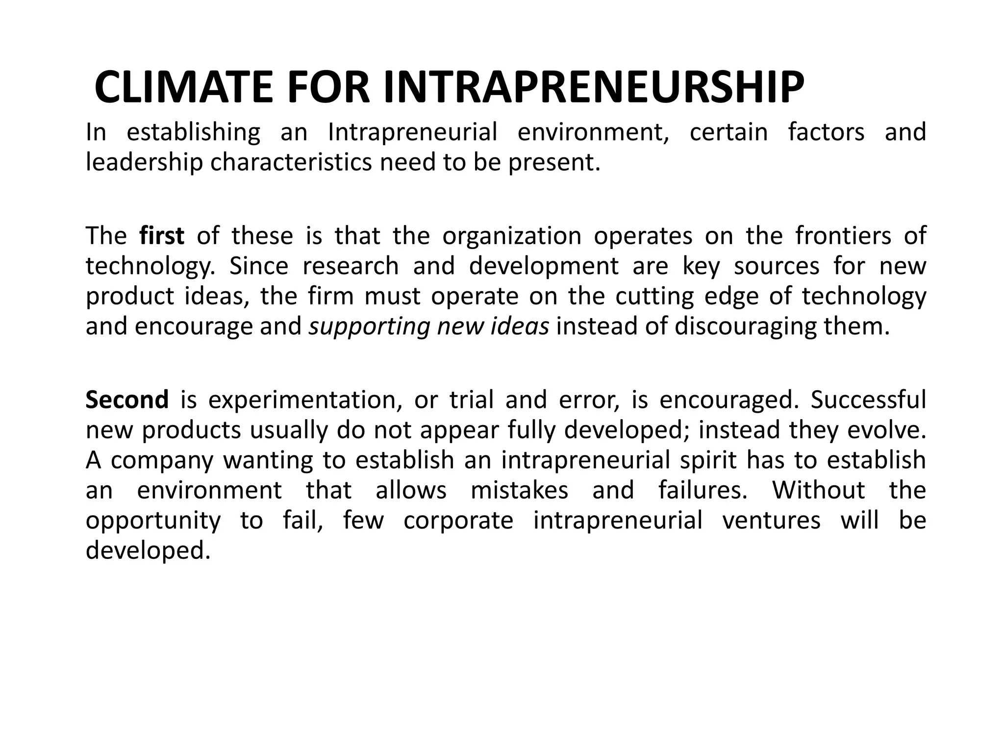 Intrapreneurship | PPTX