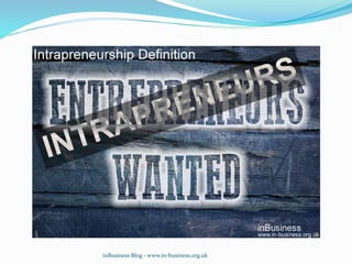 Intrapreneurship definition – characteristics of an intrapreneur | PPTX ...