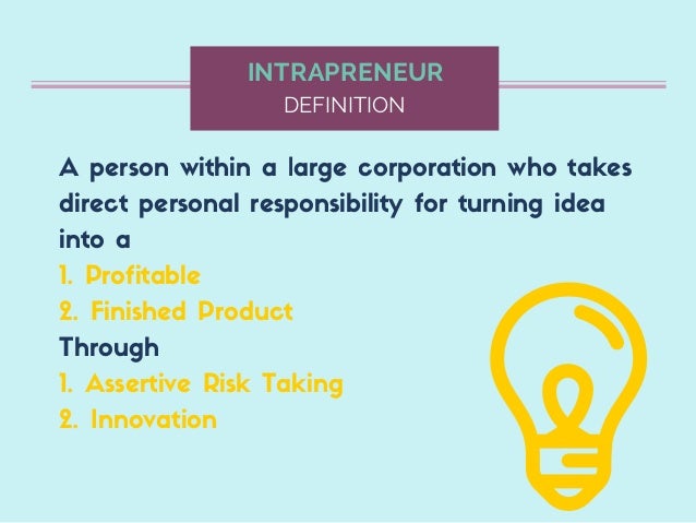 Intrapreneurship